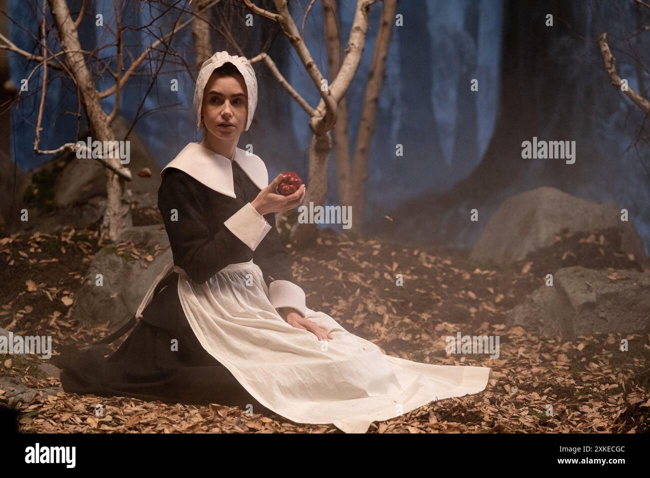 MAXXXINE, Lily Collins, 2024. ph: Justin Lubin /© A24 / Courtesy ...