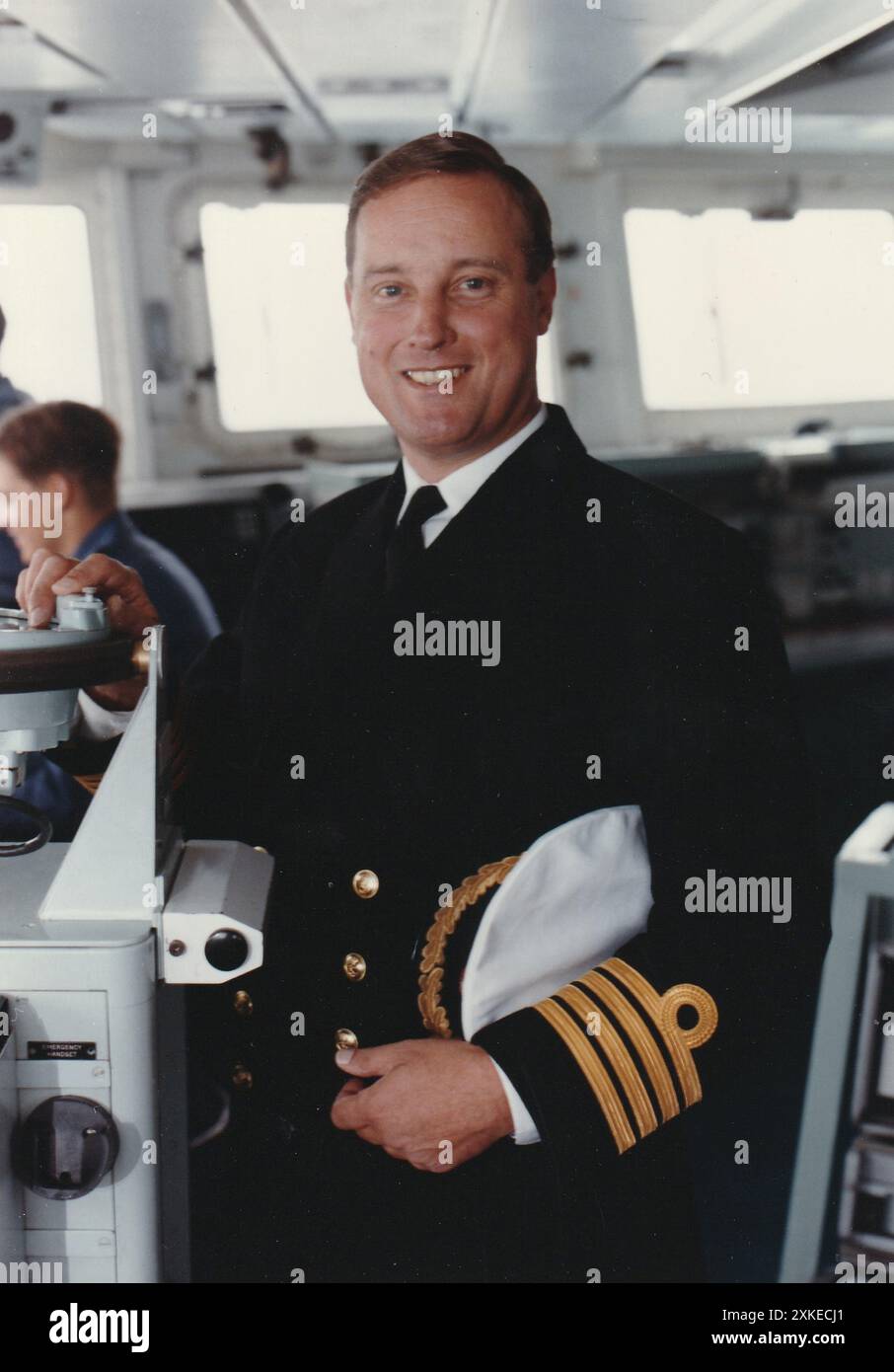 CAPTAIN JEREMY BLACKMAN, COMMANDING OFFICER HMS ARK ROYAL, 1992 PIC ...