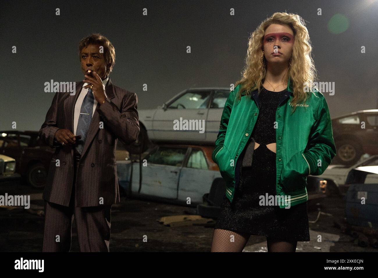 MAXXXINE, from left: Giancarlo Esposito, Mia Goth, 2024. ph: Justin ...