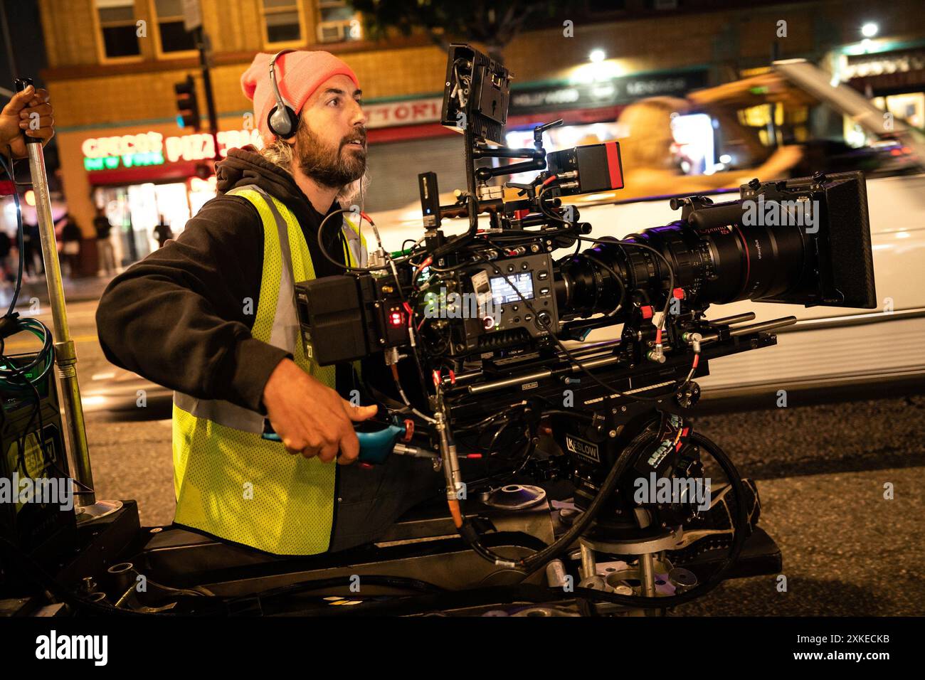 MAXXXINE, director Ti West, on set, 2024. ph: Justin Lubin /© A24 ...