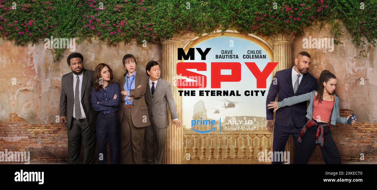 MY SPY THE ETERNAL CITY, (aka MY SPY: THE ETERNAL CITY, aka MY SPY 2), US poster, from left ...