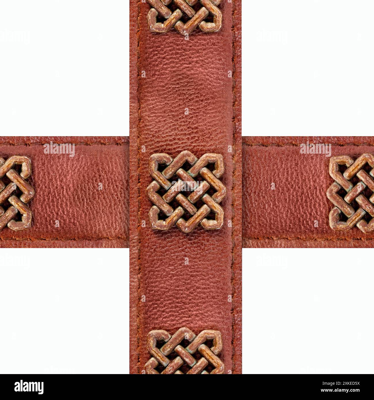 Seamless isolated photo of leather brown colored belt mesh pattern with ...