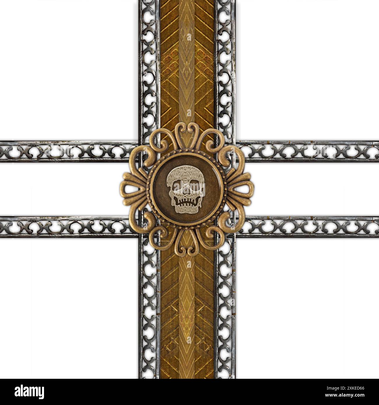 Seamless isolated photo of metal and copper ornate metal mesh pattern ...