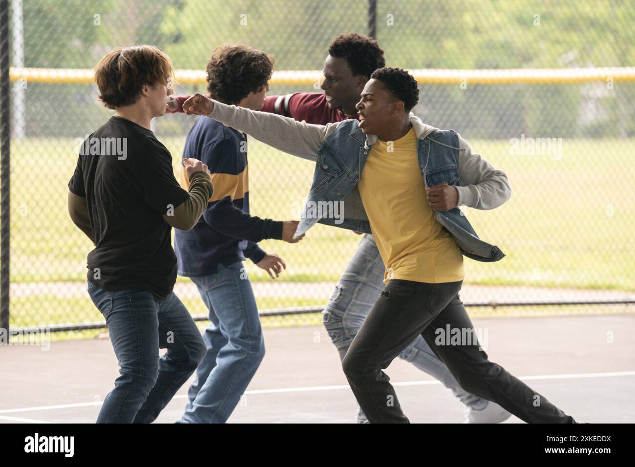 Cobra Kai From Left Tanner Buchanan Xolo Mariduena Okea Eme Akwari