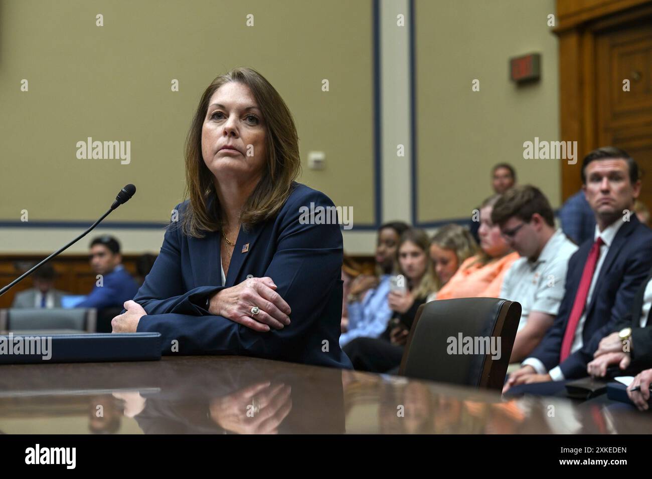 Director of the United States Secret Service Kimberly Cheatle testifies ...