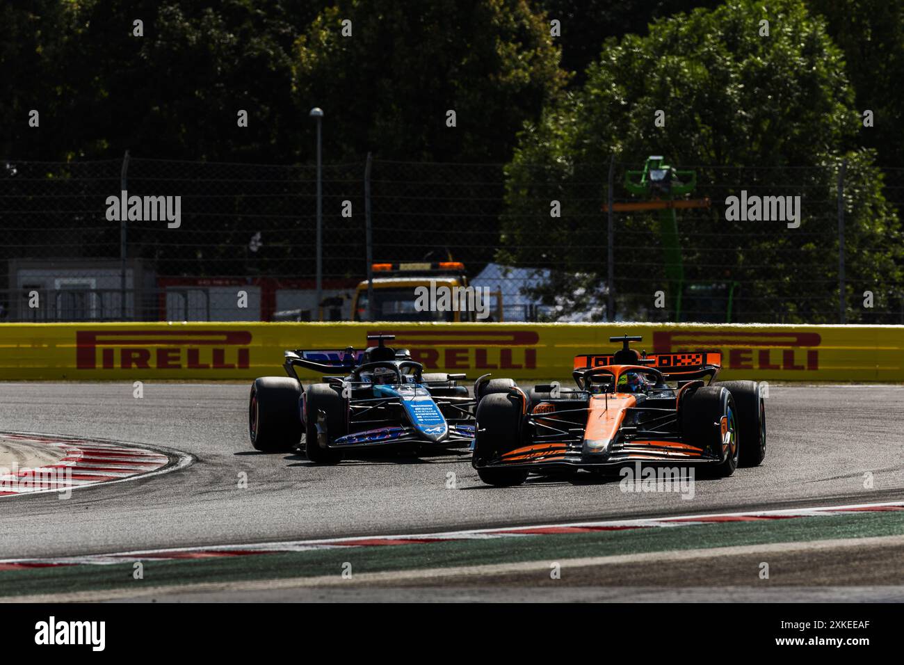 Hungaroring, Mogyorod, Hungary. 21.July.2024; Oscar Piastri of Australia and McLaren F1 Team ...