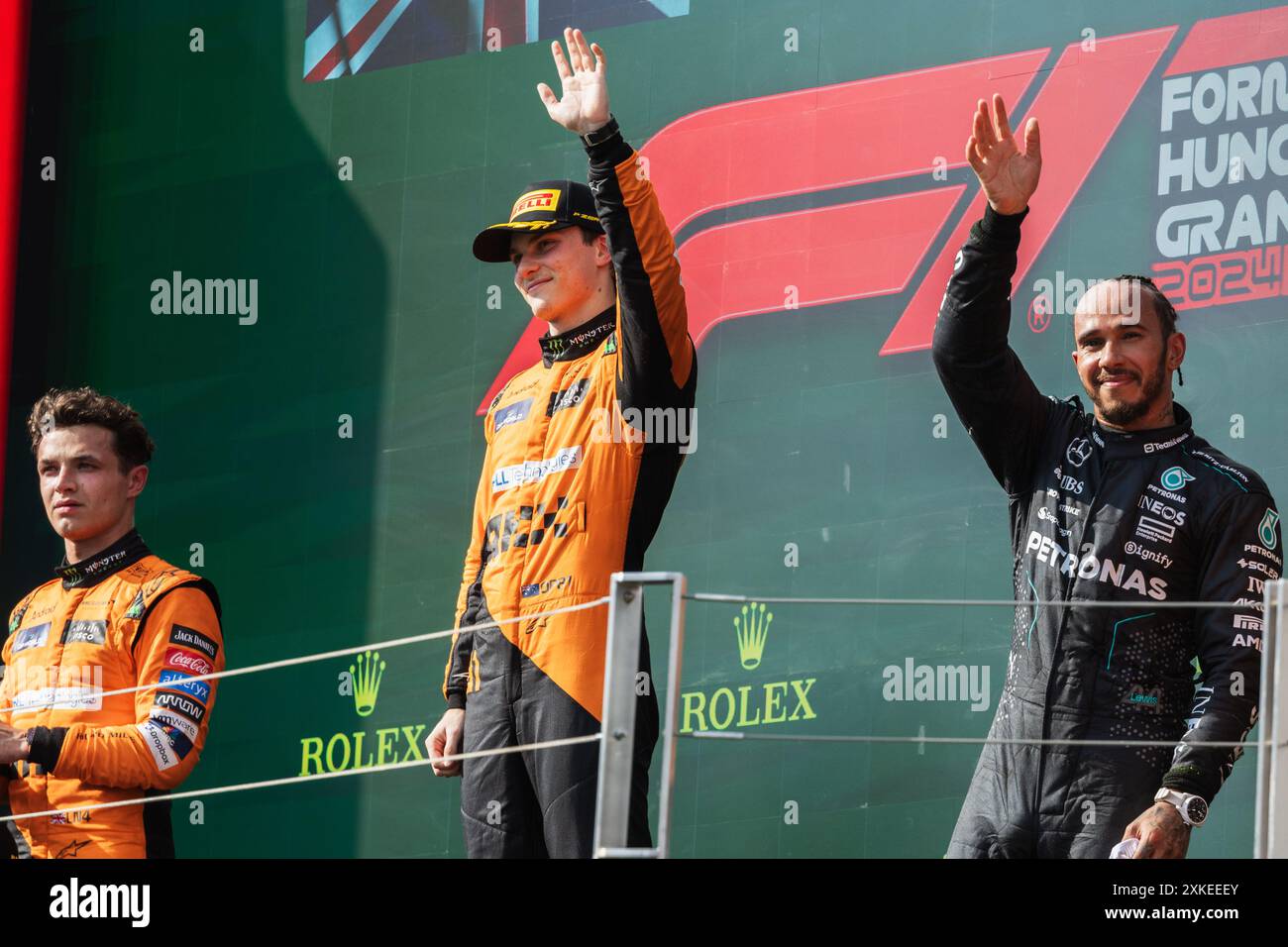 Lando norris oscar piastri budapest hi-res stock photography and images ...