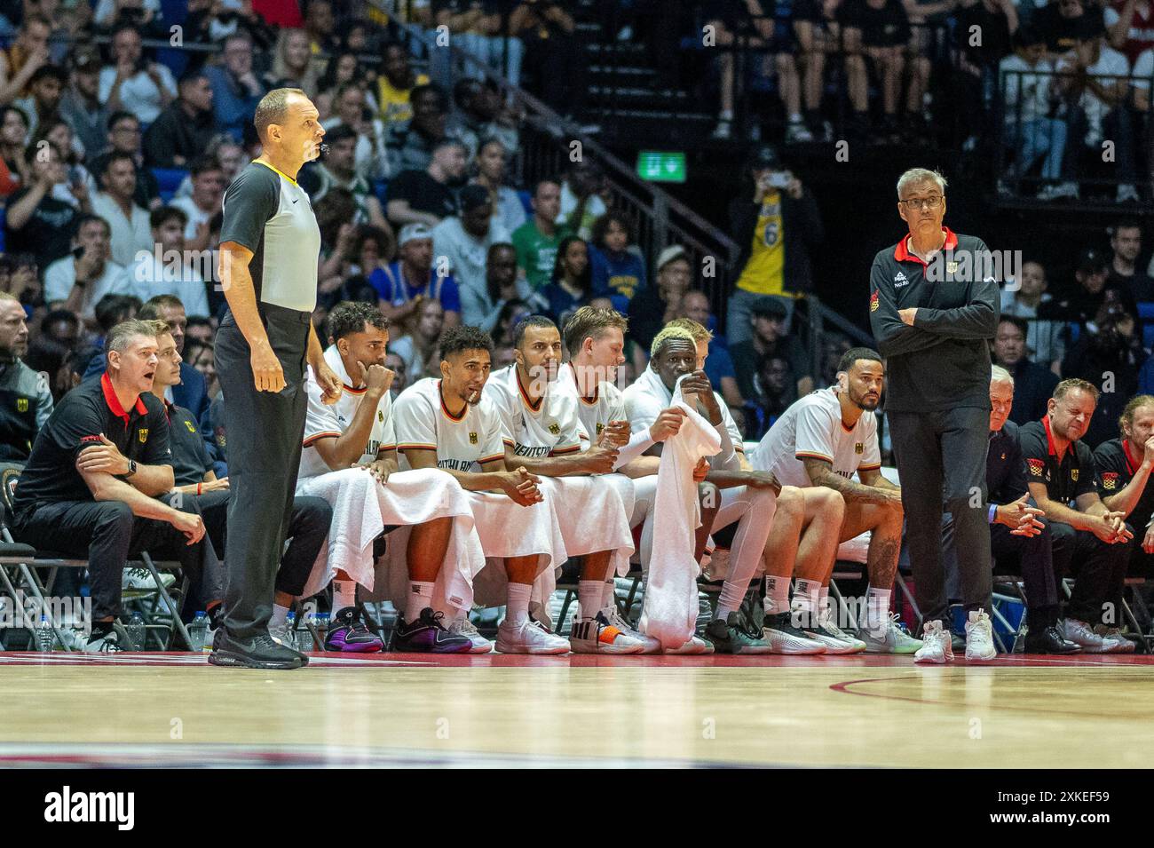 Gordon Herbert (Deutschland, Heach-Coach), GBR, USA vs. Germany ...