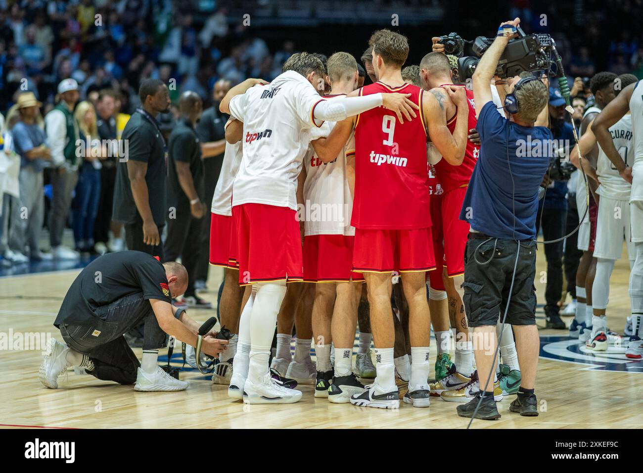 Teamkreis Deutschland, GBR, USA vs. Germany, Basketball, Testspiel ...