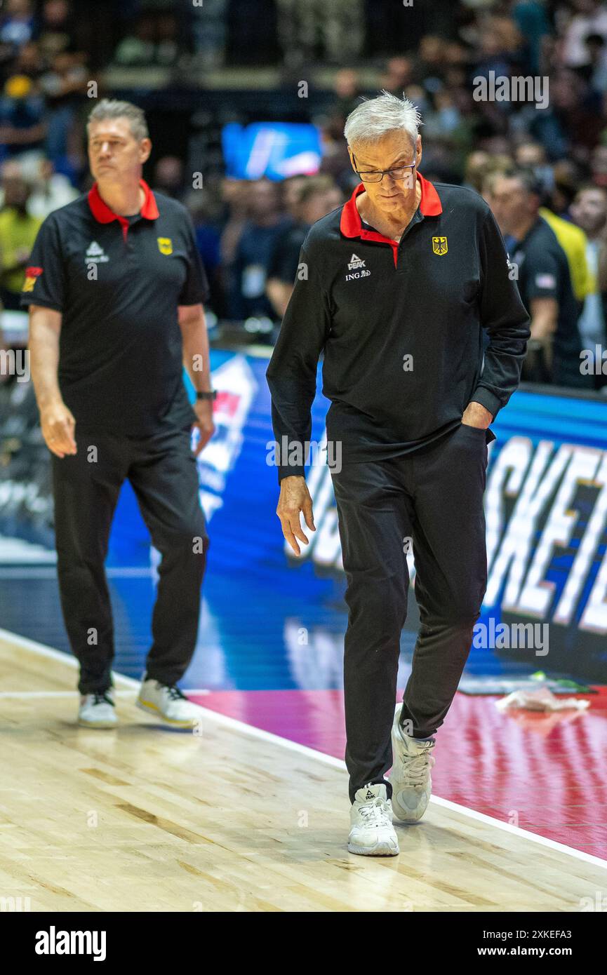 Gordon Herbert (Deutschland, Heach-Coach), GBR, USA vs. Germany ...