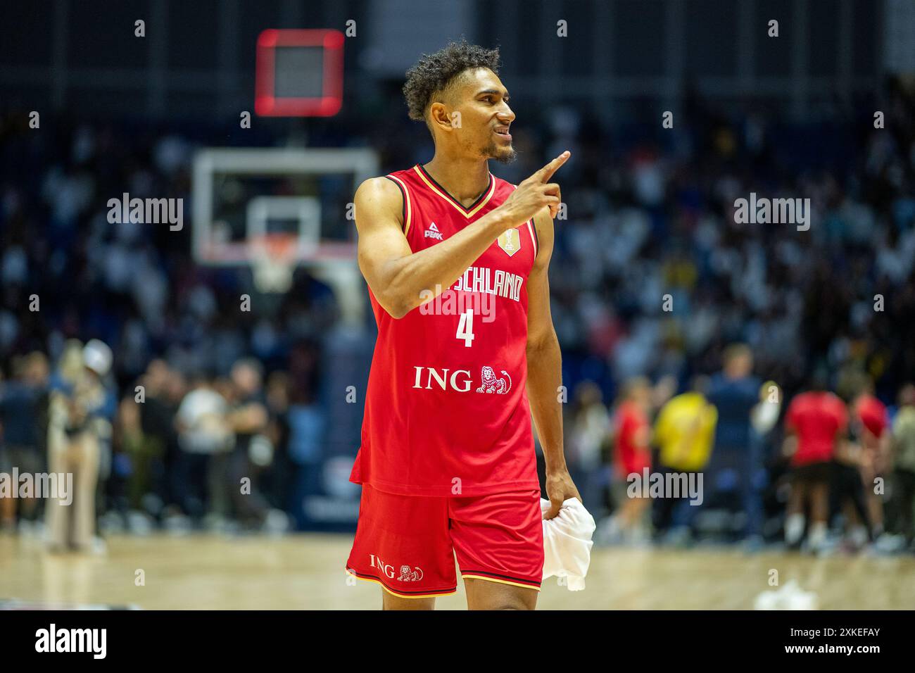 Maodo Lo (Deutschland, #04), GBR, USA vs. Germany, Basketball ...