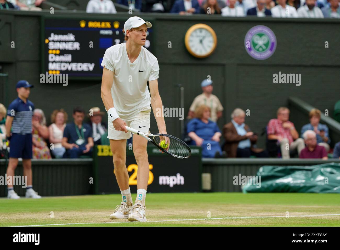 Jannik sinner wimbledon 2024 hi-res stock photography and images - Alamy