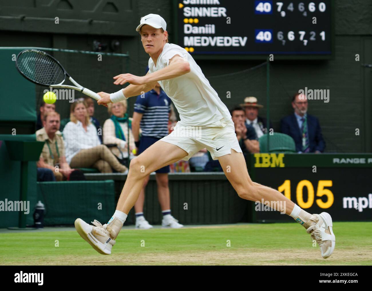 Jannik sinner wimbledon 2024 hi-res stock photography and images - Alamy