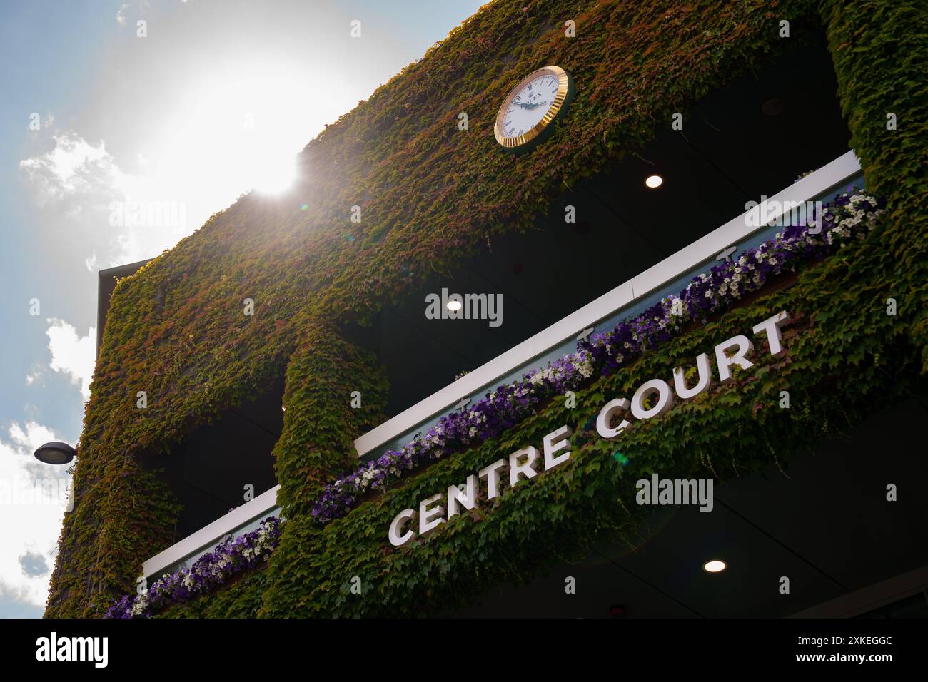 Rolex clock wimbledon tennis championships hi-res stock photography and ...