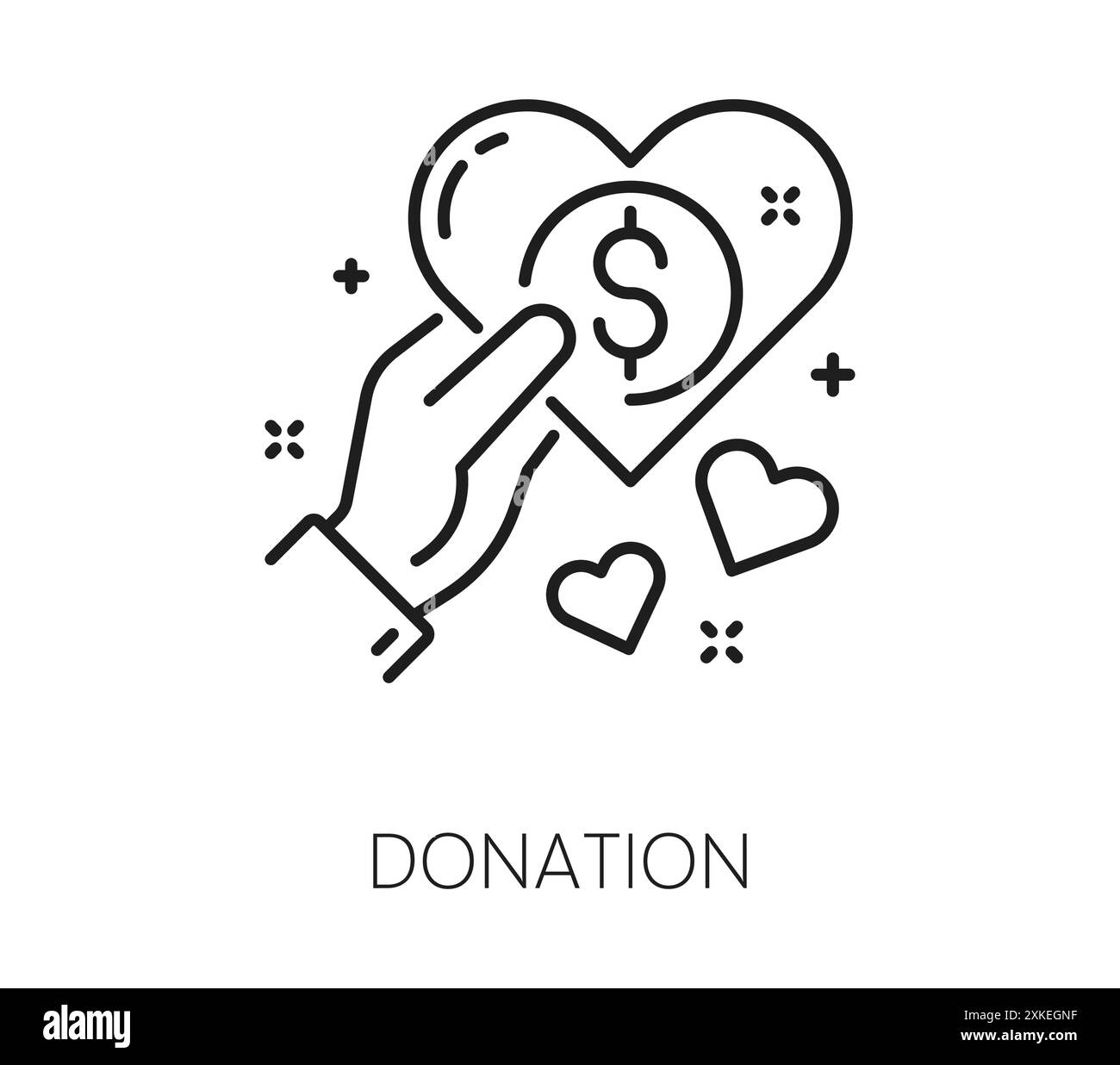 Charity donation social media Black and White Stock Photos & Images - Alamy