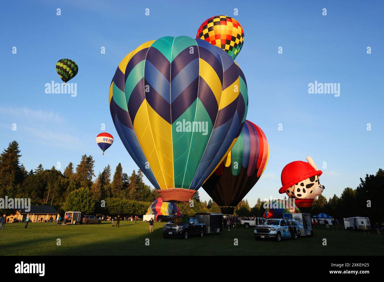 2024 Tigard Oregon Annual Hot Air Balloon Festival Stock Photo - Alamy