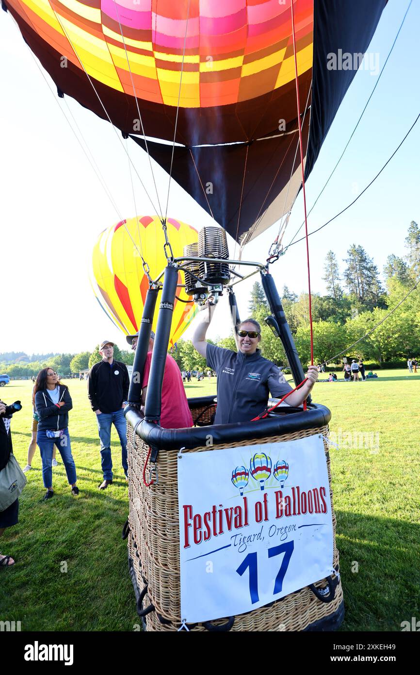 2024 Tigard Oregon Hot Air Balloon Festival Stock Photo - Alamy