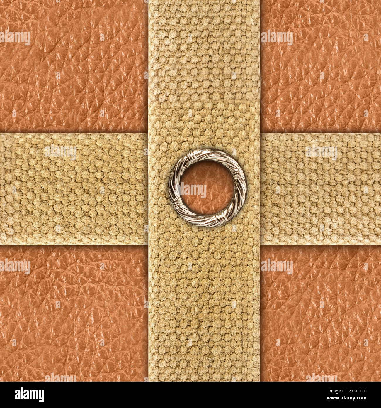 Seamless 4k photo texture photo of light brown colored leather material ...