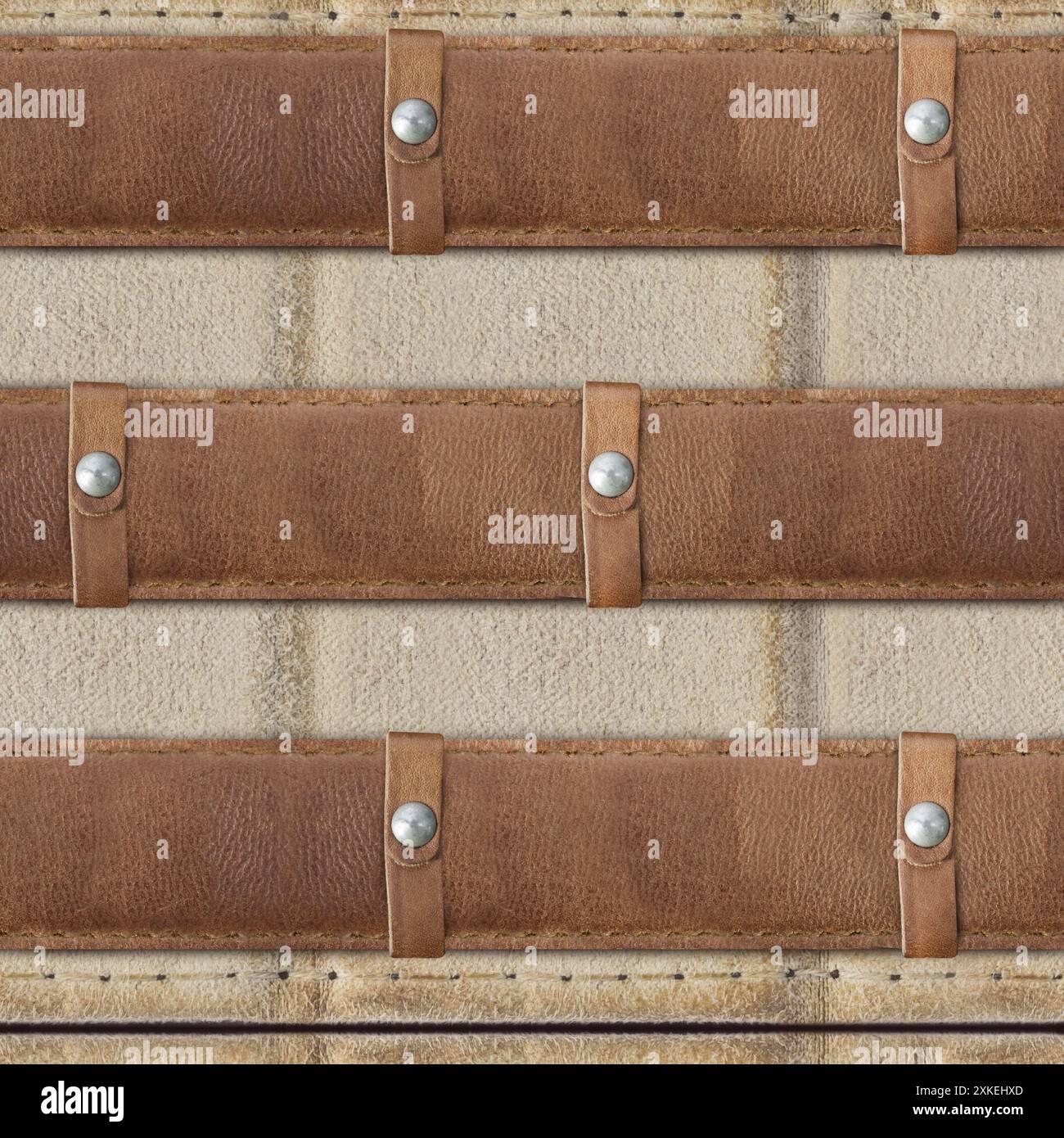 Seamless 4k photo texture photo of beige colored stitched leather ...