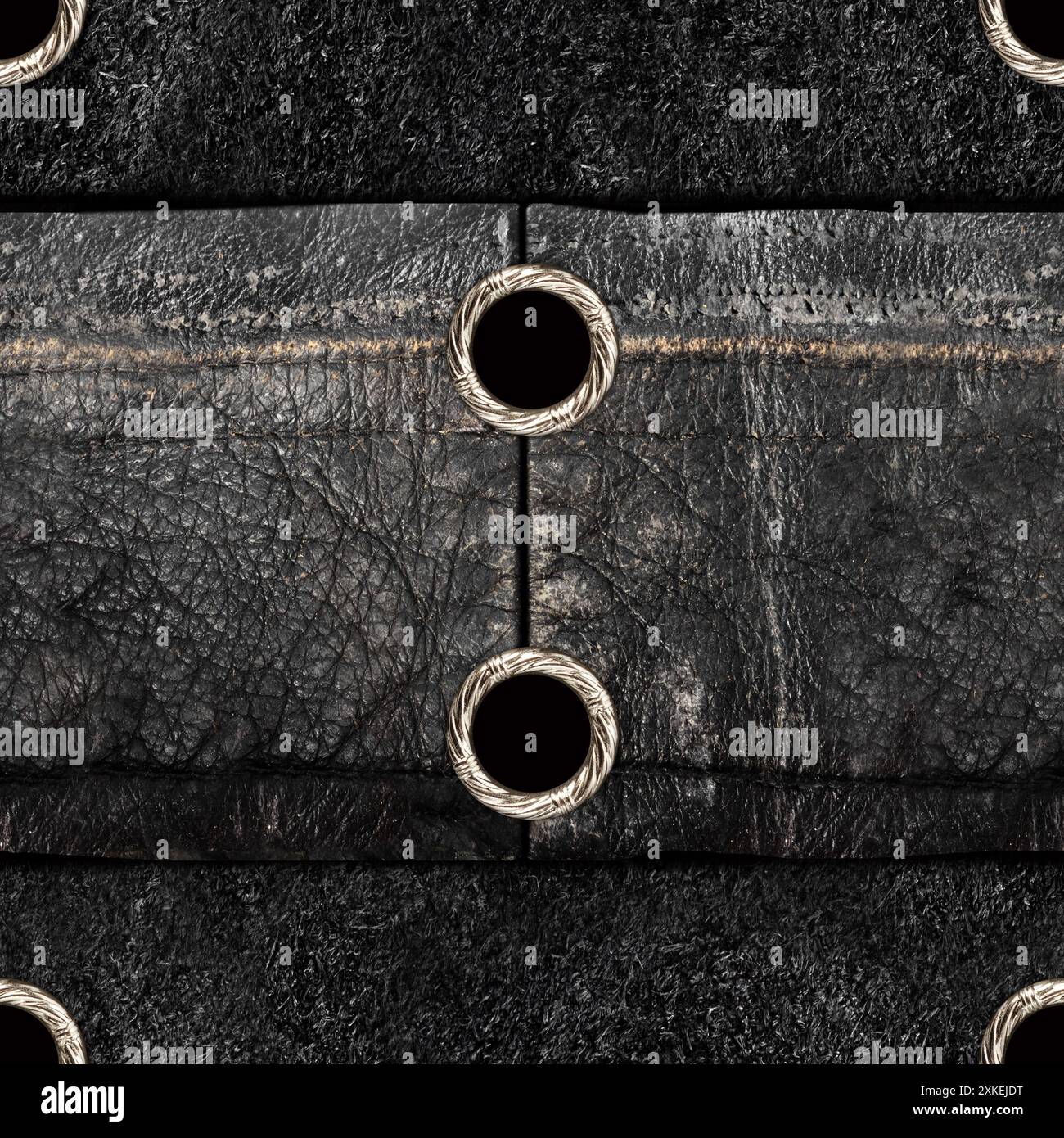 Seamless 4k photo texture photo of black colored worn and used leather ...