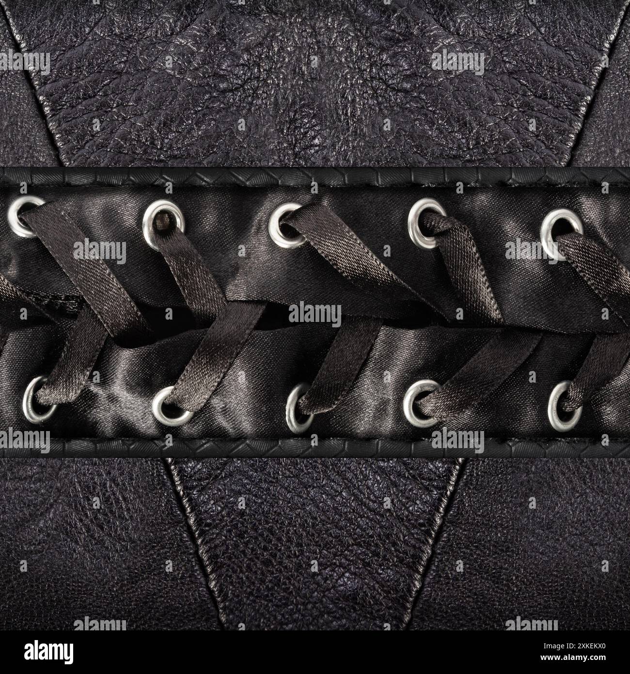 Seamless 4k photo texture photo of black colored stitched leather ...