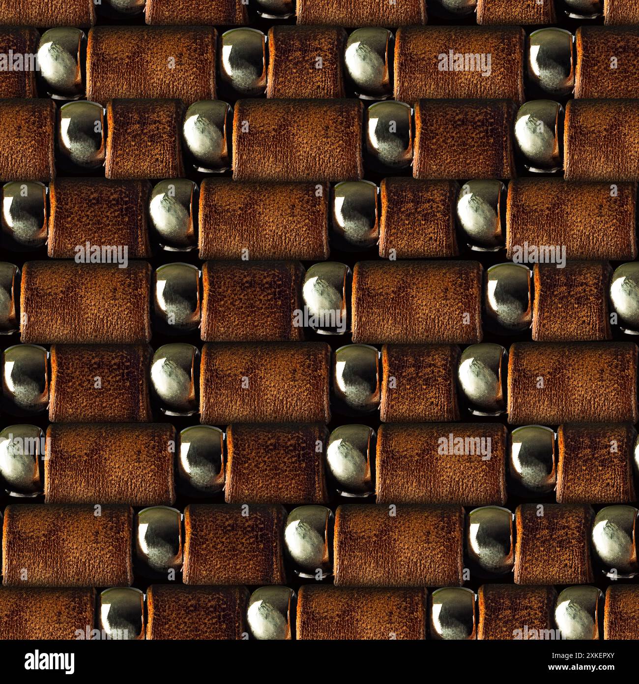 Seamless 4k photo armor texture photo of brown colored leather material ...