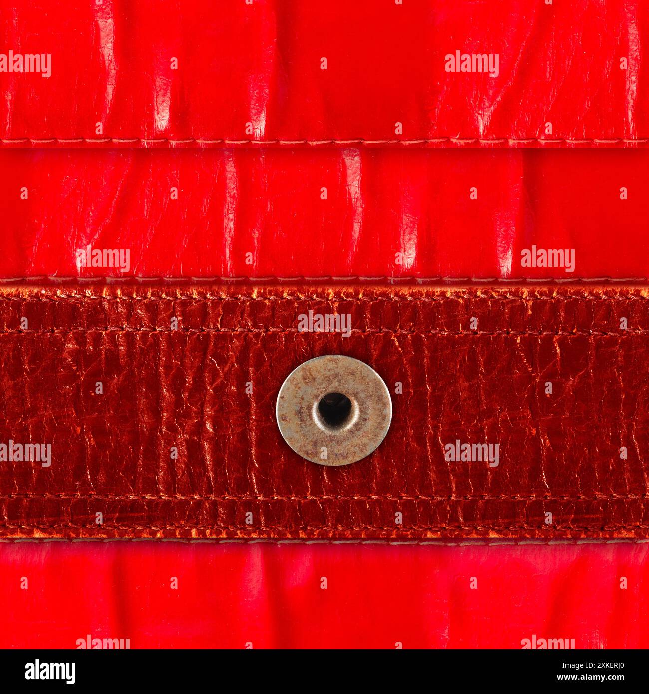 Seamless 4k photo texture photo of red colored polished leather belt ...