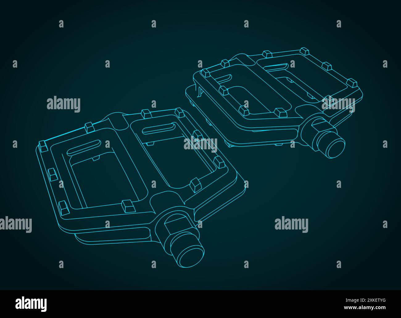 Pedals bicycle Stock Vector Images - Alamy