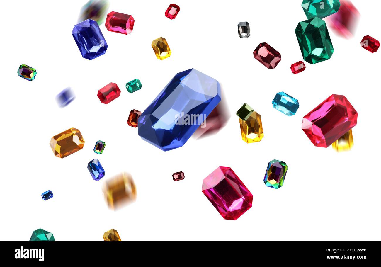 Falling gemstones hi-res stock photography and images - Alamy
