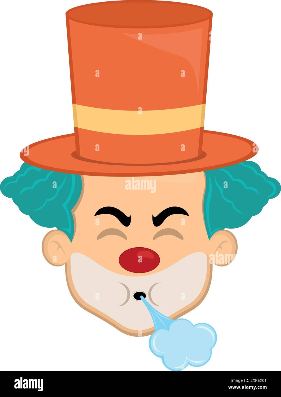 Mouth exhaling Stock Vector Images - Alamy