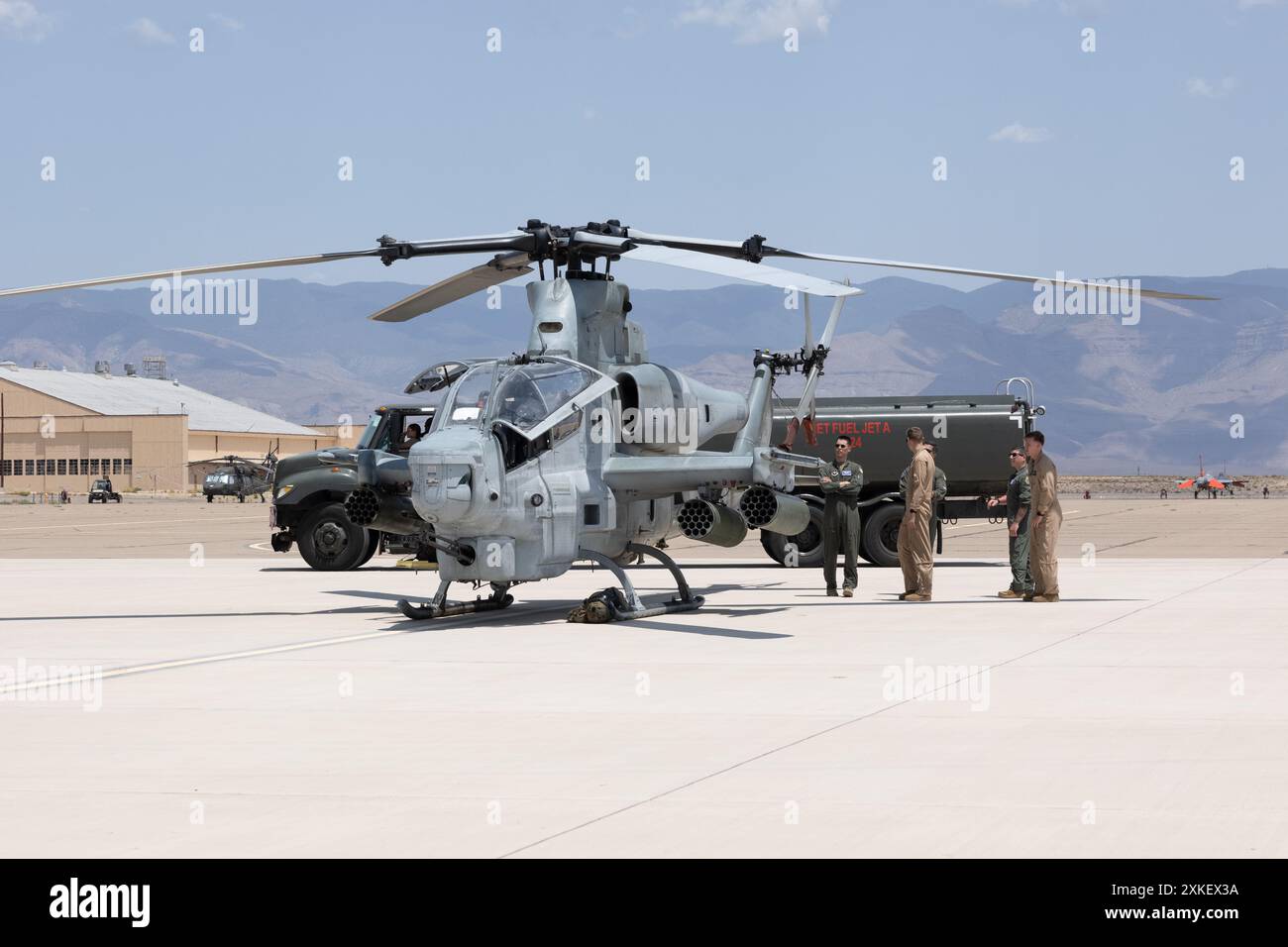 U.S. Marines with Marine Light Attack Squadron (HMLA) 267, Marine ...