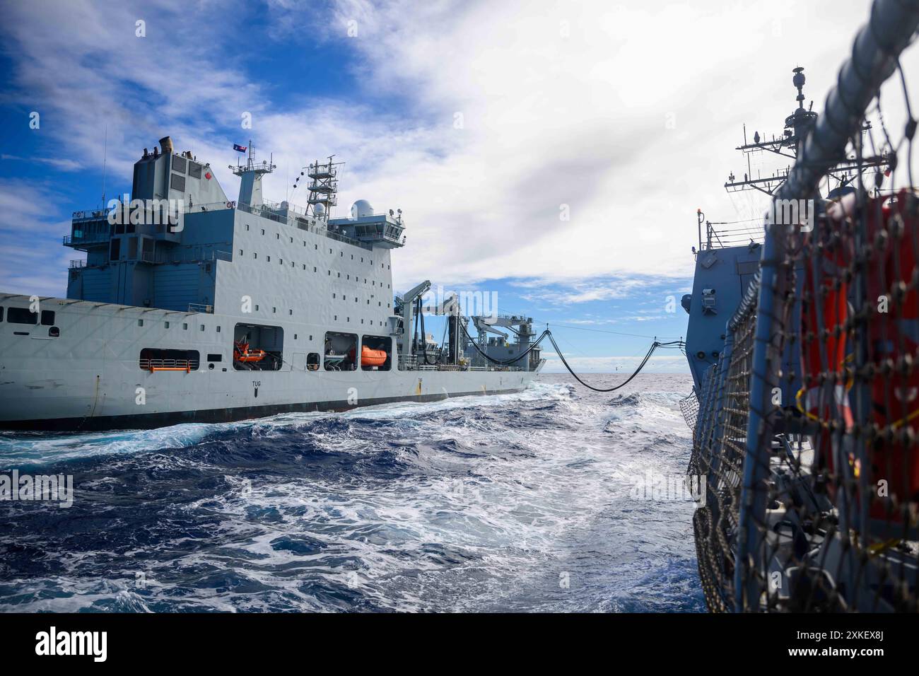 The Arleigh Burke-class guided-missile destroyer USS Gridley (DDG 101 ...