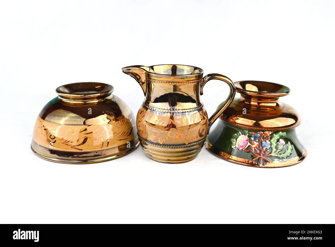 Vintage Lustreware (Lusterware) metallic pottery or porcelain – Wales ...