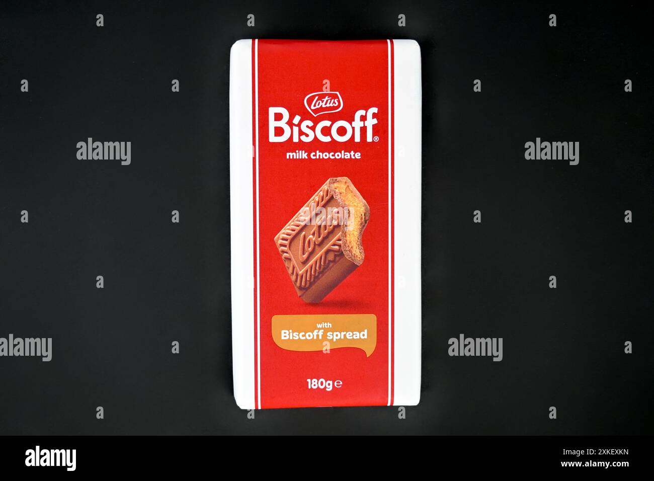 Lotus biscoff milk chocolate with biscoff spread – Wales, UK – 19 July ...