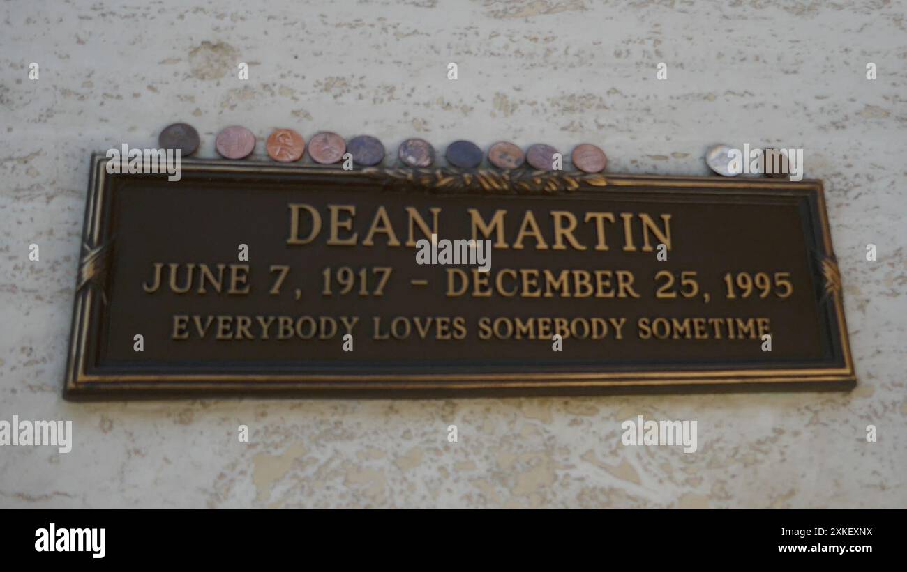 Los Angeles, California, USA 22nd July 2024 Singer/actor Dean Martin ...