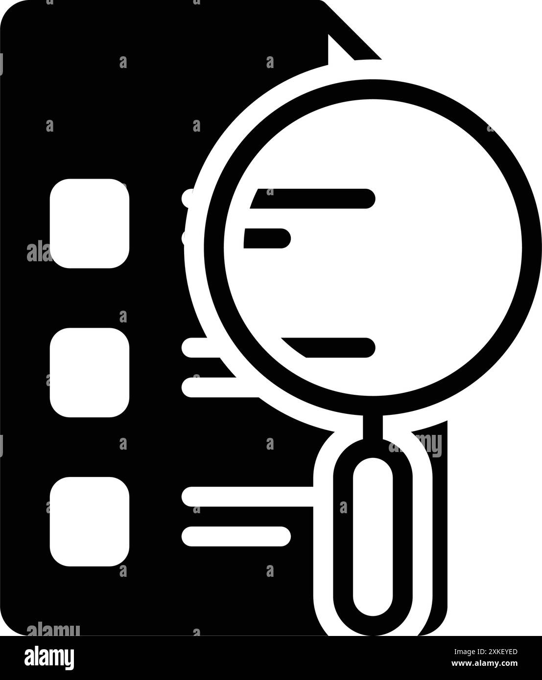 Icon for inspections, examination Stock Vector Image & Art - Alamy