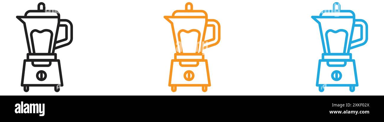 Blender icon vector logo set collection or bundle pack group Stock ...