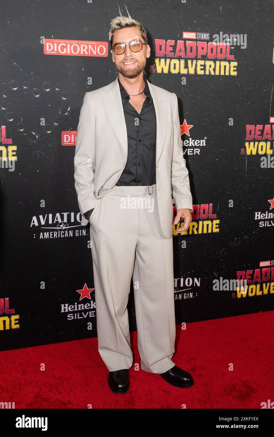 New York, United States. 22nd July, 2024. Lance Bass attends Marvel ...