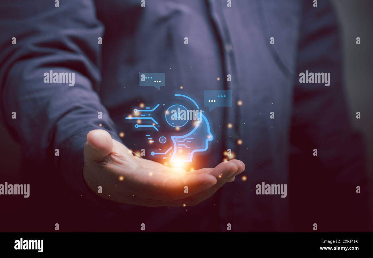 A man show the AI to order tasks with AI to perform a variety of tasks ...