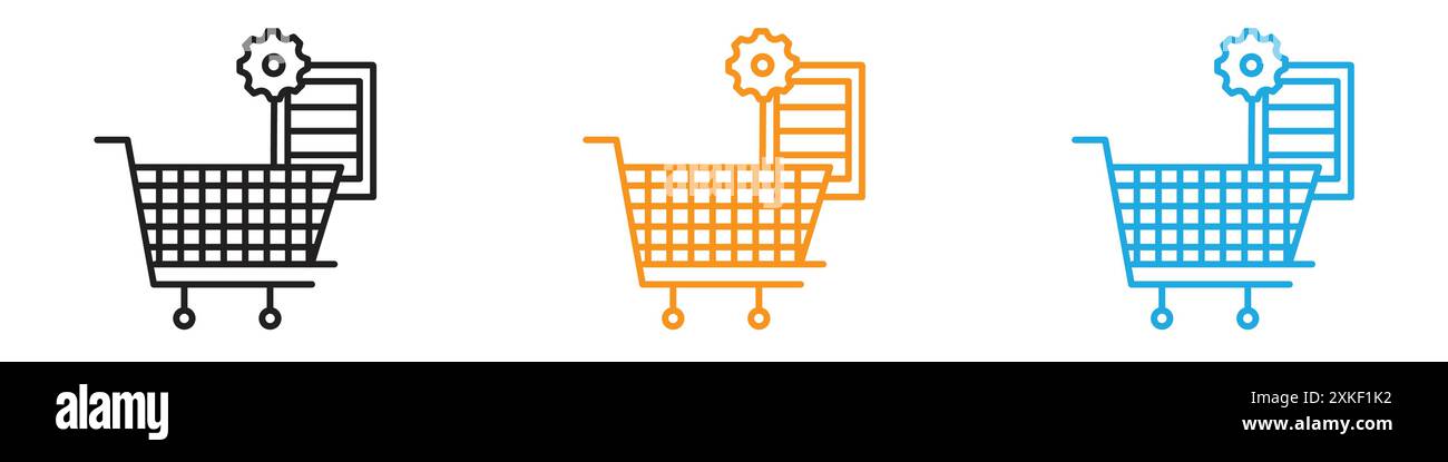 Procurement icon vector logo set collection or bundle pack group Stock ...