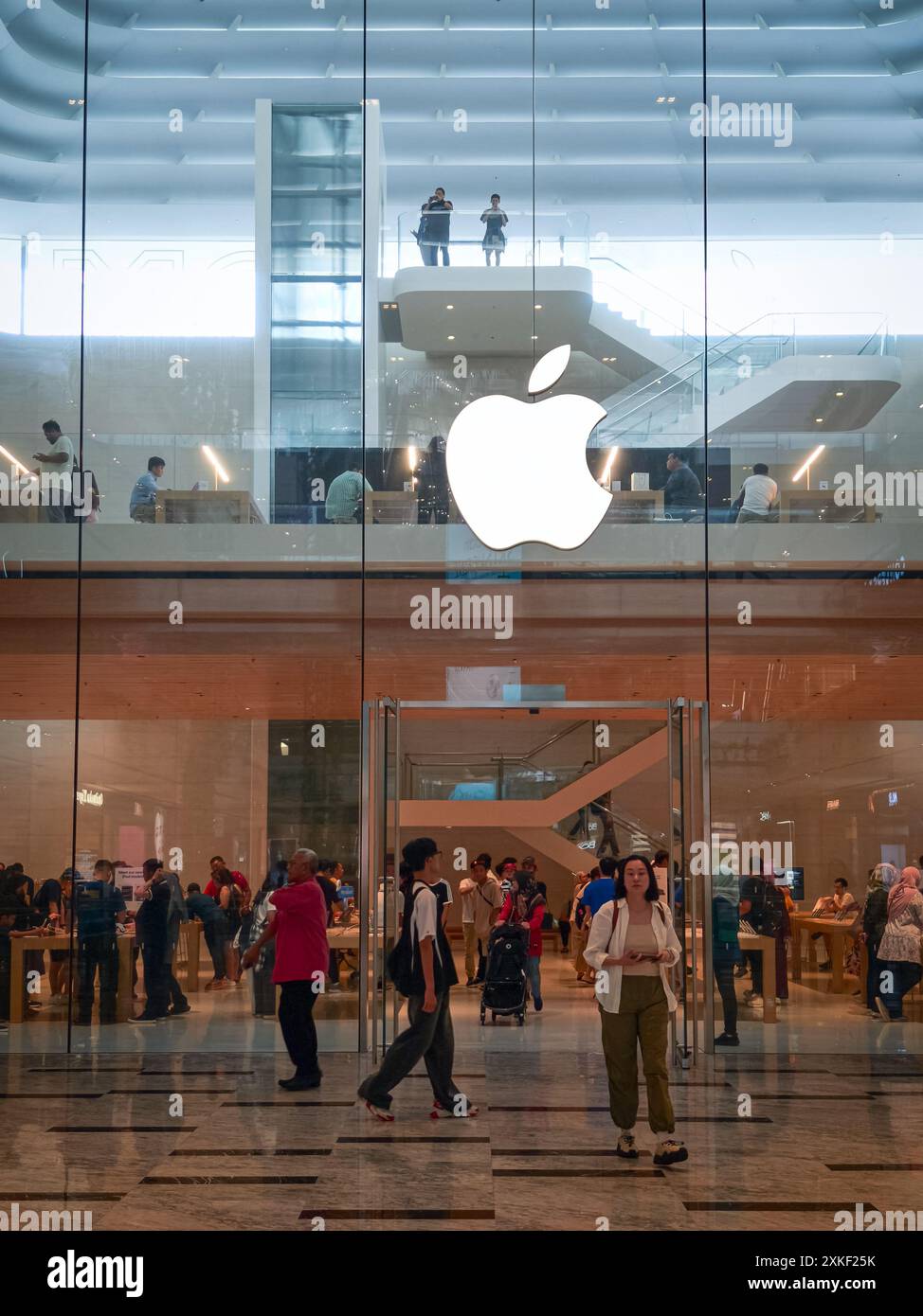 Kuala Lumpur, Malaysia - July 20, 2024: The Apple Store in TRX Exchange ...