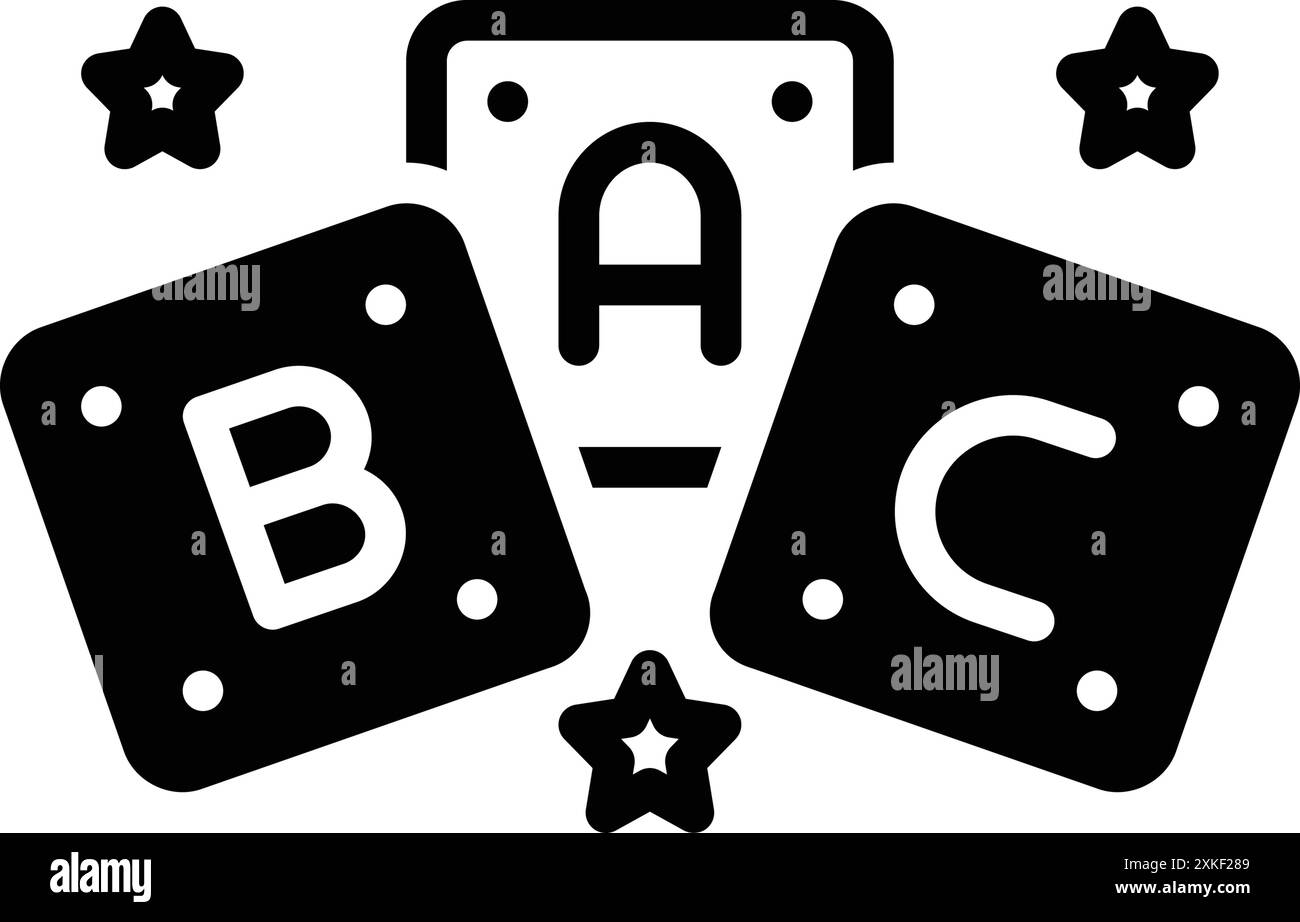 Icon for abc,block Stock Vector Image & Art - Alamy