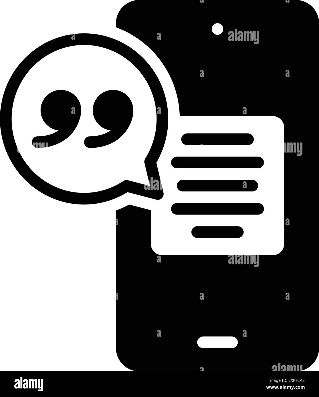 Icon for quotes,testimonial Stock Vector Image & Art - Alamy