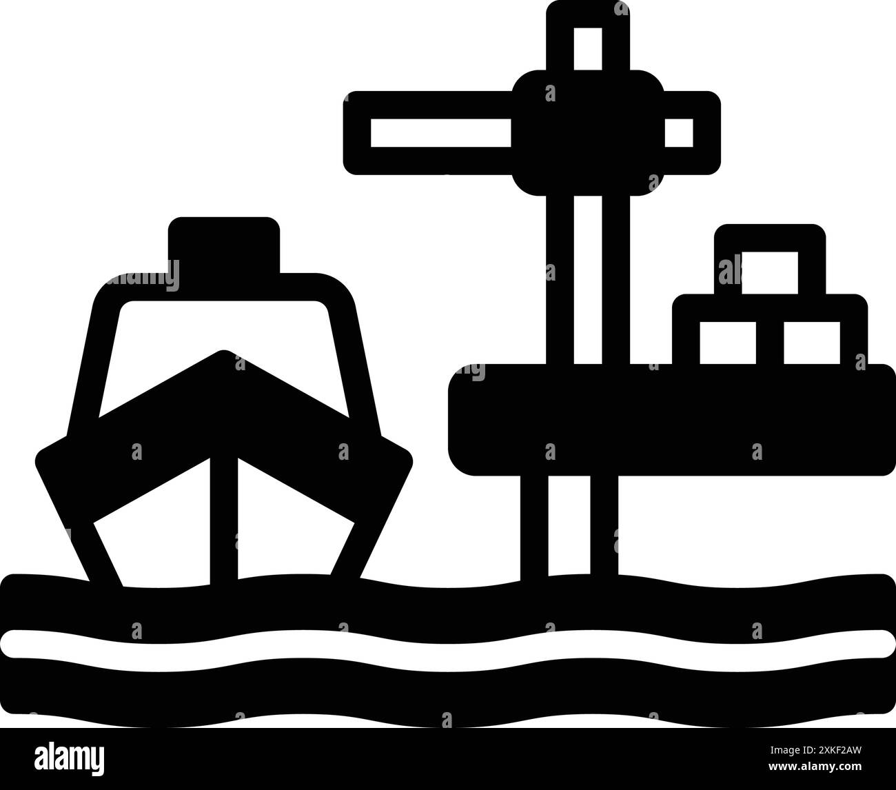 Icon for dock,marine Stock Vector Image & Art - Alamy