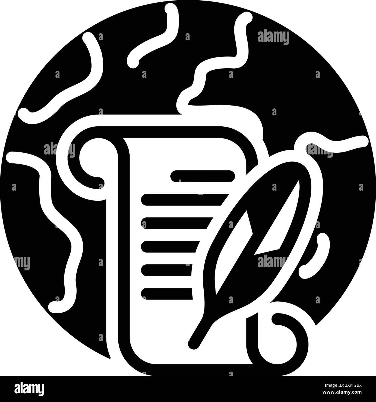 Icon for hist,scroll Stock Vector Image & Art - Alamy