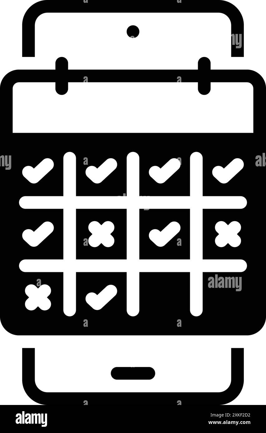 Icon for planned,prepared Stock Vector Image & Art - Alamy