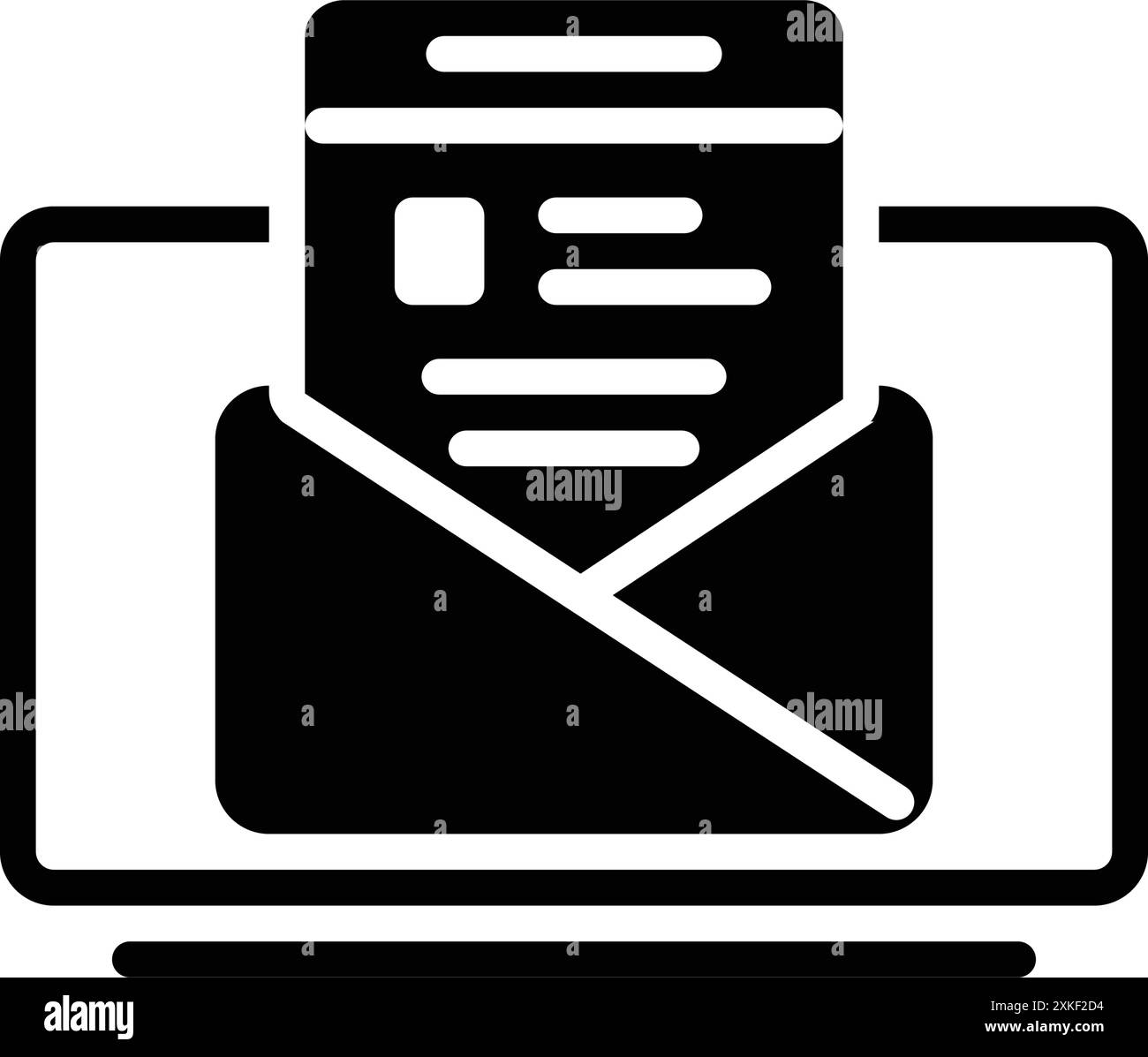 Icon for newsletter,report Stock Vector Image & Art - Alamy