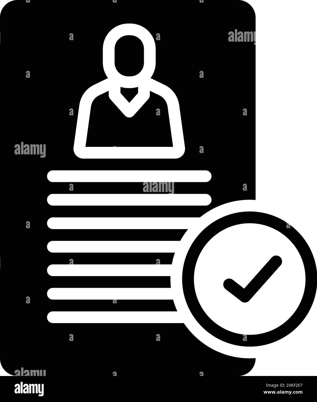 Icon for confirmed,application Stock Vector Image & Art - Alamy