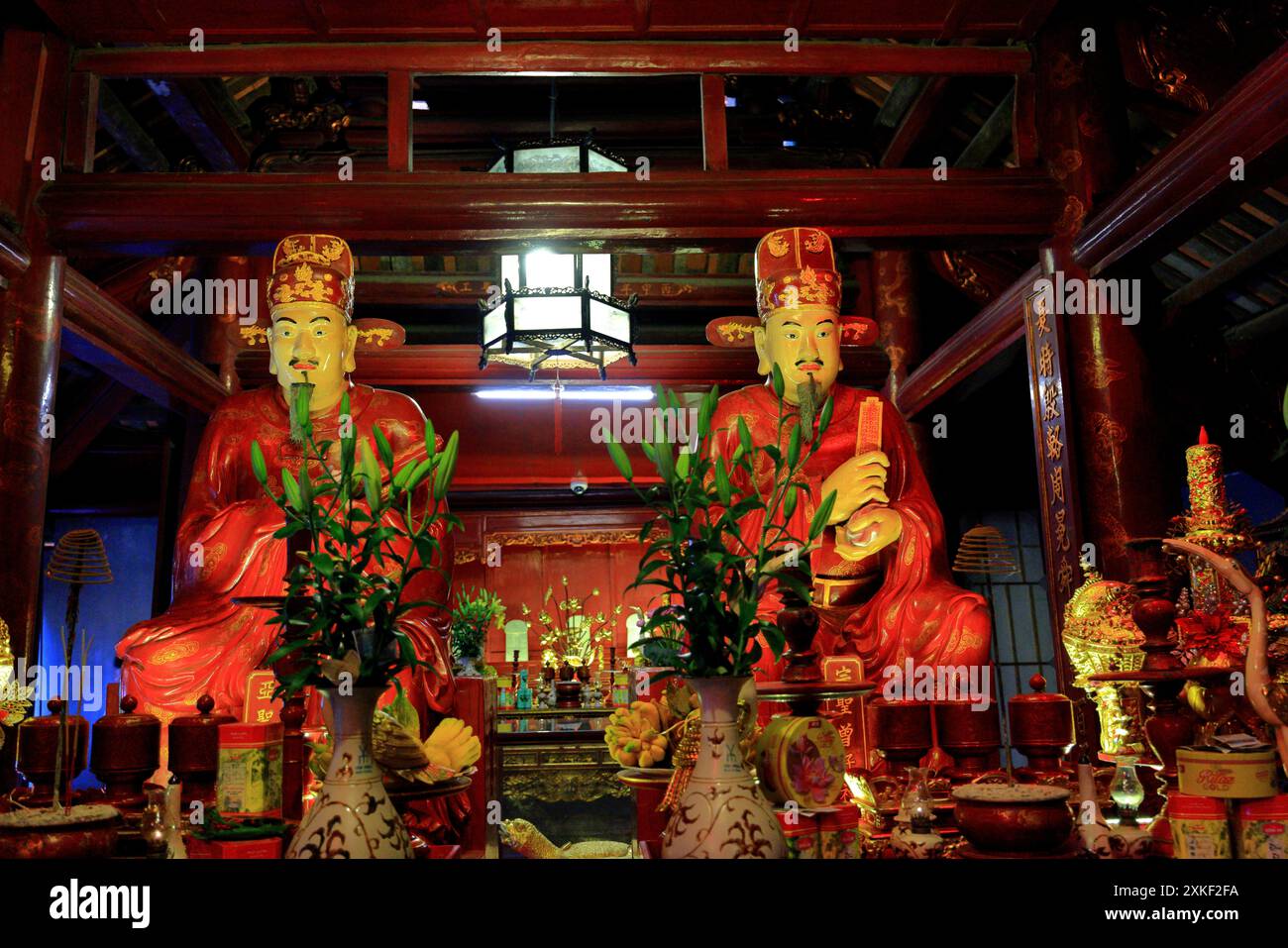 Temple Of Literature (Van Mieu Quoc Tu Giam), a Confucian temple with ...