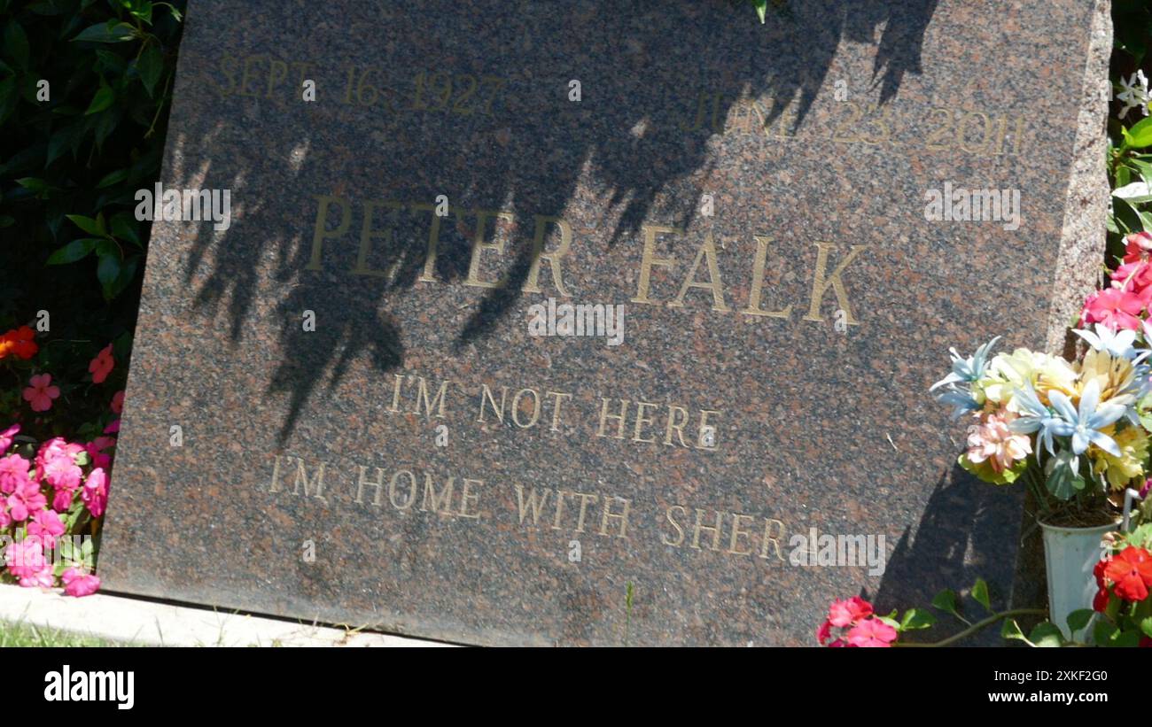 Los Angeles, California, USA 22nd July 2024 Actor Peter Falk Grave at ...